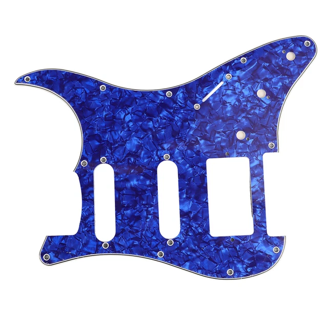 (BLUE PEARL COLOR GSSH63)Electric Guitar Pickguard Guitar Pickguard ...