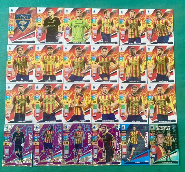 ADRENALYN XL CALCIATORI 2024-25 Lecce Tematica Completa - 24 Card 2025 EUR 10,00 - PicClick IT