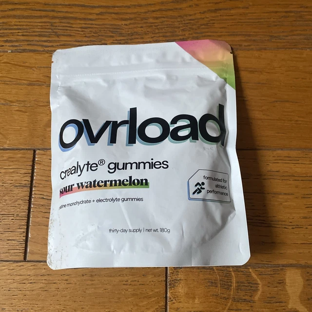 OVERLOAD CREALYTE GUMMIES Sour watermelon Flavour Thirty Days Supply ...