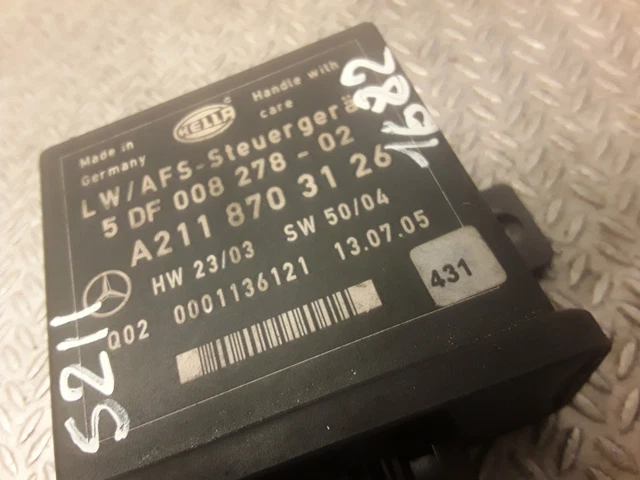 MERCEDES W211 HEADLIGHT ECU CONTROL MODULE for E CLASS W211 S211 OEM ...