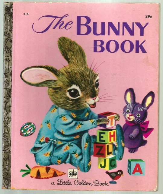 VINTAGE CHILDREN'S LITTLE Golden Book ~ THE BUNNY BOOK ~ Richard Scarry ...
