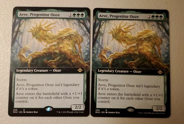 MTG 2X AEVE Progenitor Ooze MH2 459 art étendu presque comme neuf EUR 2 ...
