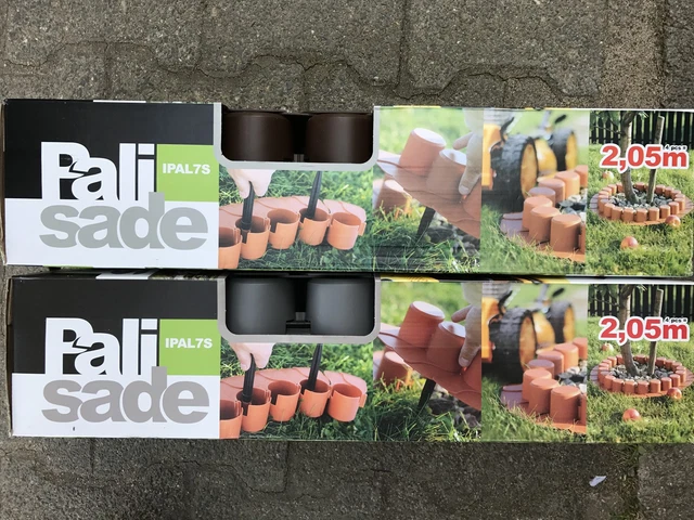 GARTEN PALISADE BEET Umrandung Rasenkante Randstein Kantenstein Einfassung EUR 6,59 - PicClick FR