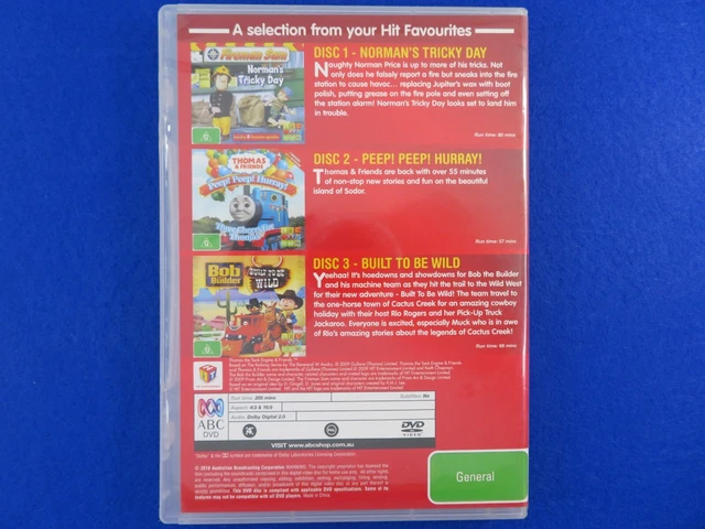 HIT FAVOURITES 2-FIREMAN Sam/Thomas And Friends/Bob The Builder - DVD ...