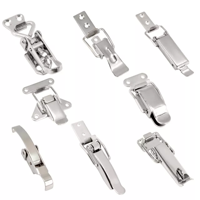 SPANNVERSCHLUSS KISTENVERSCHLUSS KOFFERVERSCHLUSS Edelstahl V2A Hebel ...