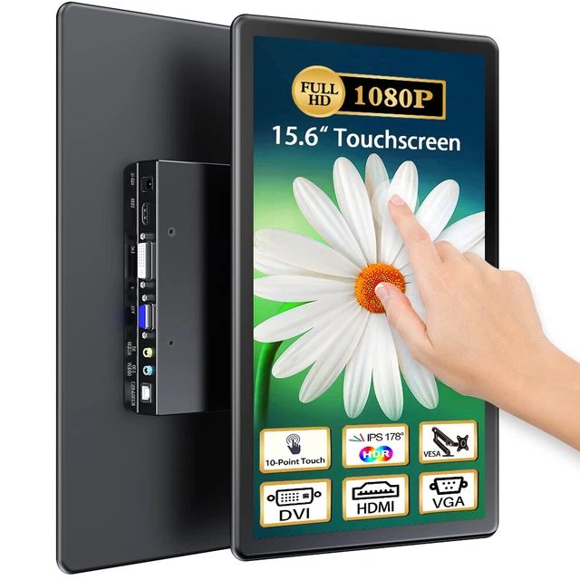 UPERFECT HDMI MONITOR 1920x1080 Touchscreen Monitor Portable Monitor ...