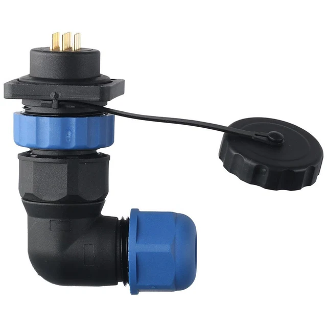 10 PIN PLUG Connector IP68 Waterproof Welding Cable Audio Car ...