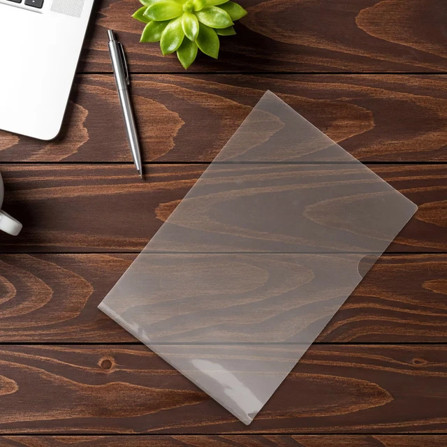 24 PCS PLASTIC Folder Clear Document Holder Binder Paper Sleeves $40.43 ...