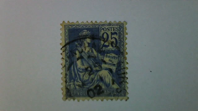 TIMBRE FRANCE OBLITIERE Type Mouchon N° 114 EUR 1,00 - PicClick FR