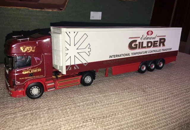CORGI 1:50 EDWARD Gilder Scania Topline Fridge Trailer Cc12933 ...