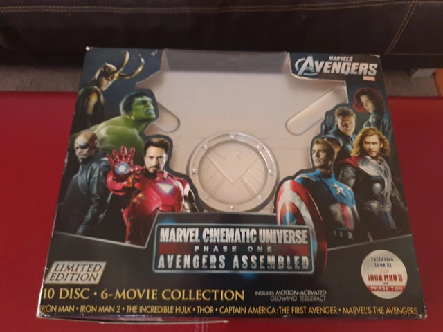 MARVEL CINEMATIC UNIVERSE PHASE 1 - Avengers Limited Edition Blu-Ray ...