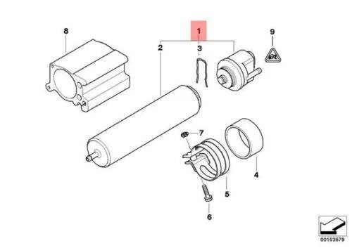 BMW E46 E60 E61 Essence Filtre Avec Chauffage 8512369 13328512369 ...
