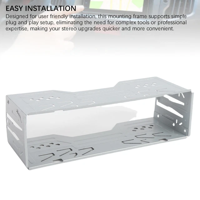 -FOR ISO 1DIN Car Stereo Radio Installation Cage Single Din Stereo ...