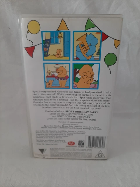 SPOT THE DOG vhs-spot and his grandparents go to the carnival|Eric hill ...