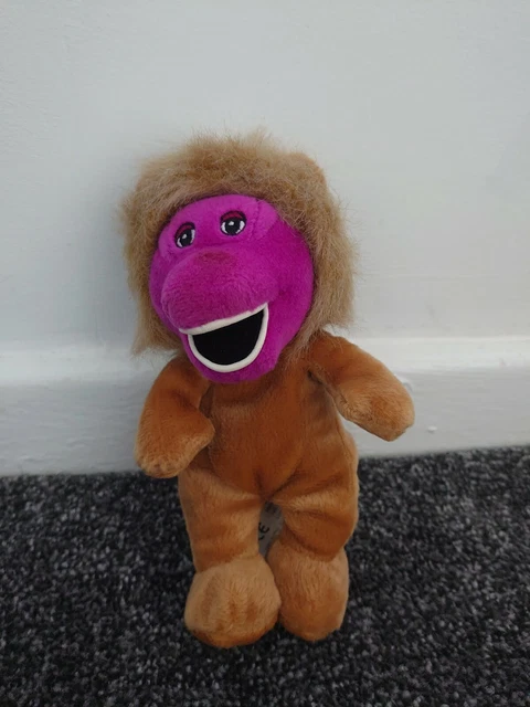MINI BARNEY THE Dinosaur Lion Beanie Plush rare cuddly doll BB4A £8.99 ...