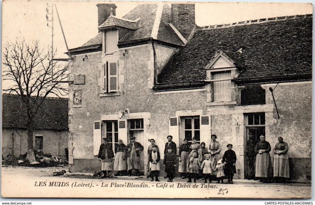 45 LES MUIDS - la place blandin, cafe et debit de tabac EUR 25,00 ...