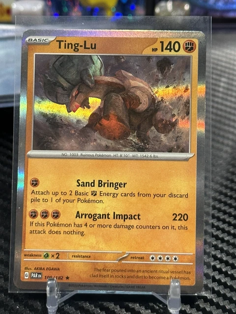 POKÉMON JCG TING-LU Paradox Rift 109/182 Holo Régulier Rare EUR 0,91 ...