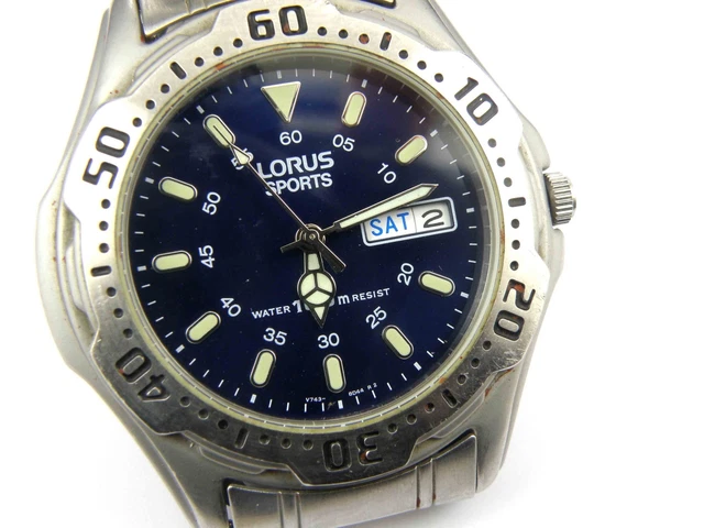 V743-8B40 LORUS MENS Gents Military Divers Watch - 100m £44.95 ...