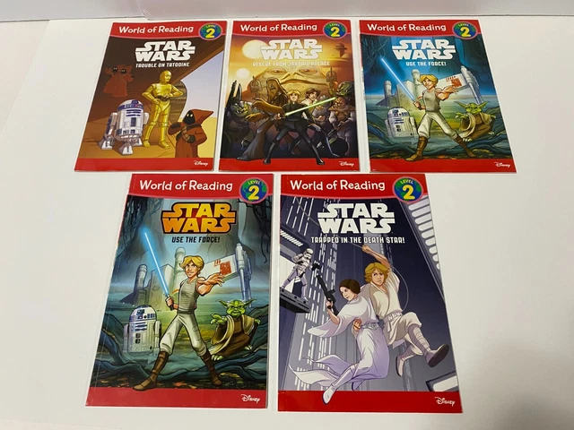 WORLD OF READING Star Wars Level 2 Kindergarten Grade 2 Paperback ...