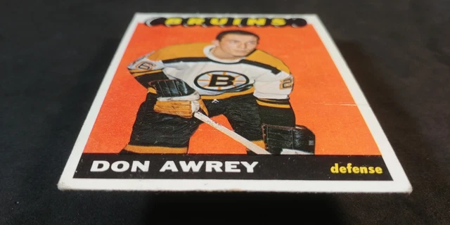 DON AWREY RC 1965-66 Topps #99 Boston Bruins NHL Hockey Vintage Rookie ...