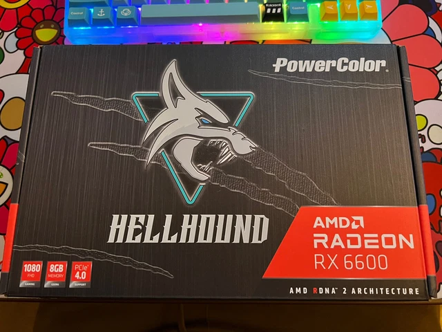 POWERCOLOR HELLHOUND AMD Radeon RX 6600 8GB GDDR6 Graphics Card BNIB ...
