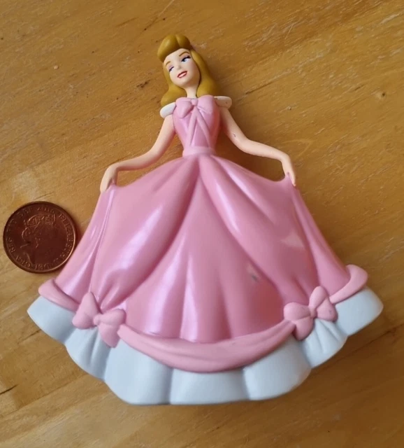 RARE PVC DISNEY Store Princess Cinderella Pink Figure Cake Topper ...