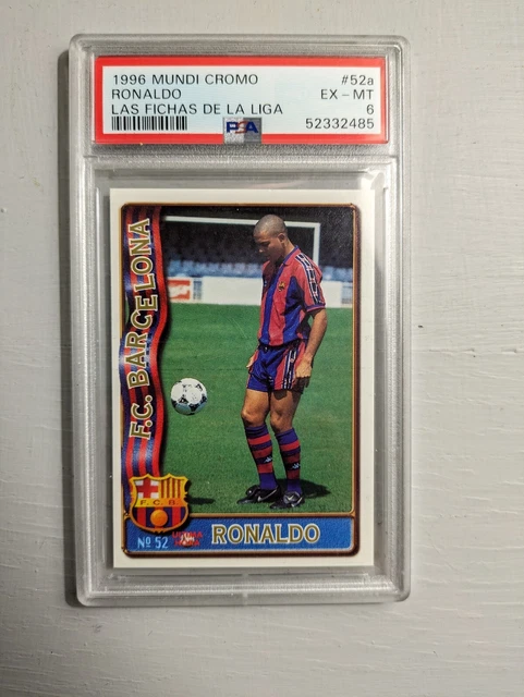 RONALDO 1996 MUNDI Cromo LAS FICHAS DE LA LIGA PSA 6 £59.99 - PicClick UK