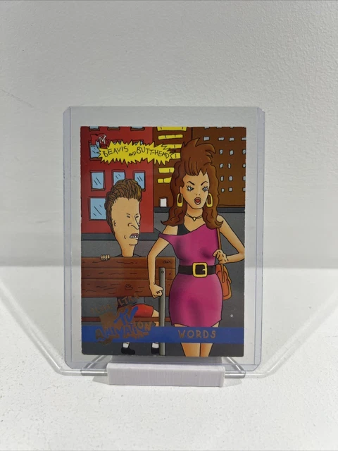 1995 FLEER ULTRA MTV Animation Beavis and Butthead Words #57 mh9 £5.97 ...