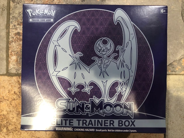 SUN AND MOON Base Elite Trainer Box Pokemon Factory Sealed ETB - Lunala ...