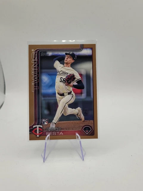 2025 TOPPS DAVID Festa Minnesota Twins Gold 821/2025 $5.00 - PicClick CA