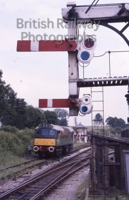 35MM SLIDE BR British Railway Diesel Loco Class 25 D7671 Butterley 1991 ...