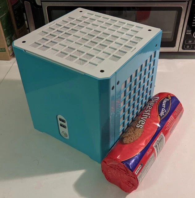 RARE MECHANIC MASTER MC18 Mini ITX SFF PC Case - Blue £140.00 - PicClick UK
