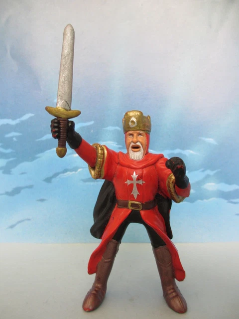 FIGURINE COLLECTION SIMBA Chevalier Cheval Moyen Age Kgnight -137 EUR 4 ...