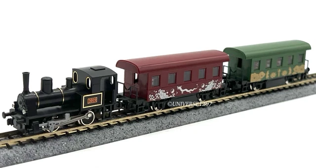 N SCALE KATO Kobo Custom 0-4-0 Kyoto Steam Locomotive w/Passenger Cars ...