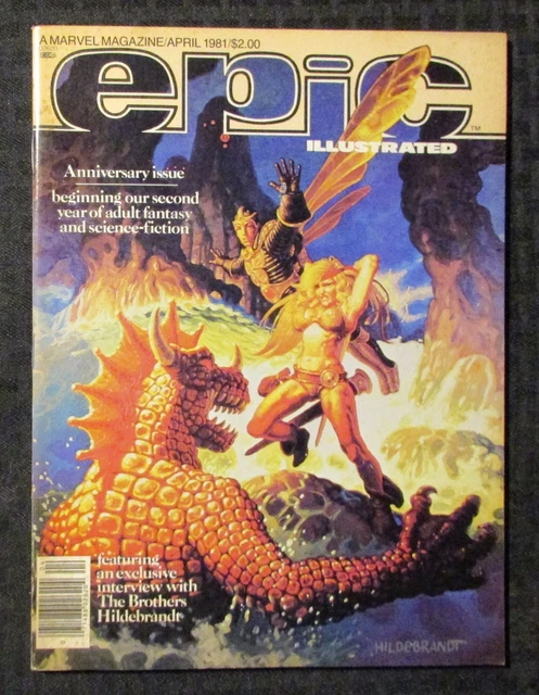 1981 EPIC ILLUSTRÉ Magazine #5 FN 6.0 Jim Staline./ Charles Vess EUR 11 ...