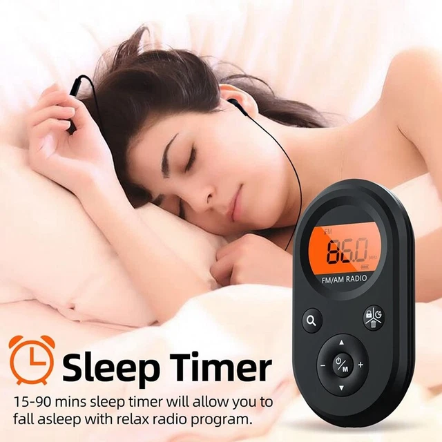 RADIO DE POCHE Personnelle Radio Walkman Rechargeable AM/FM avec ...