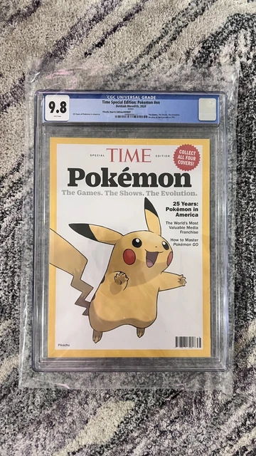 TIME MAGAZINE SPECIAL Edition: Pokémon - Pikachu Cover CGC 9.8 ...