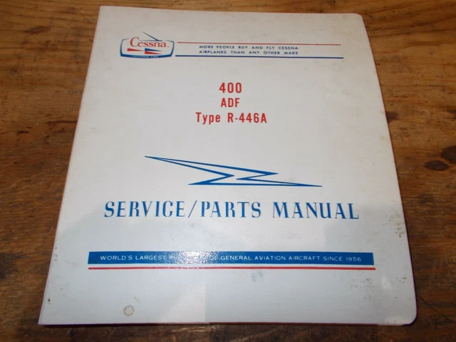 CESSNA 400 ADF Type R-446A Service/Parts Manual $123.35 - PicClick CA