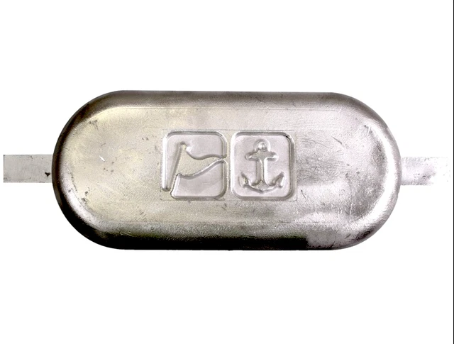 WELD ON MAGNESIUM Anode 3.5kg, Marine Canal, River, Narrowboat Cruiser ...