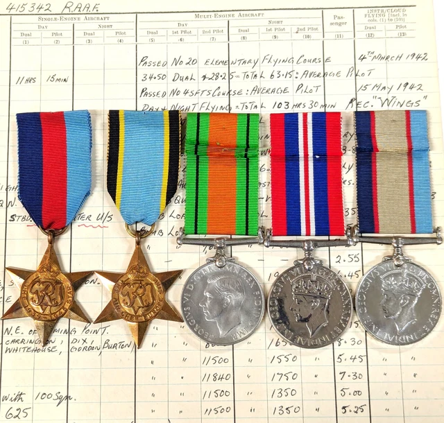 31 OPS 100 & 625 Sqn wounded WW2 Australian medals to Ft/Lt Magee RAAF ...