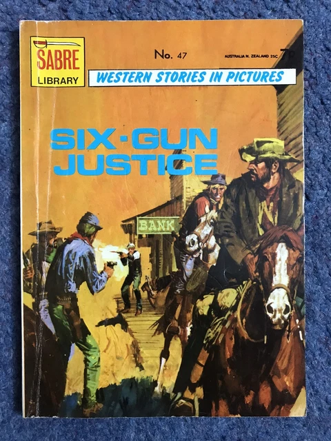 SABRE WESTERN PICTURE Library Comic Nr. 47 Six Gun Justice EUR 6,37 ...