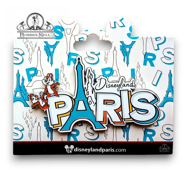PIN DISNEY TIC et tac Logo Paris 8 Tour Eiffel OE 2024 Disneyland Paris ...