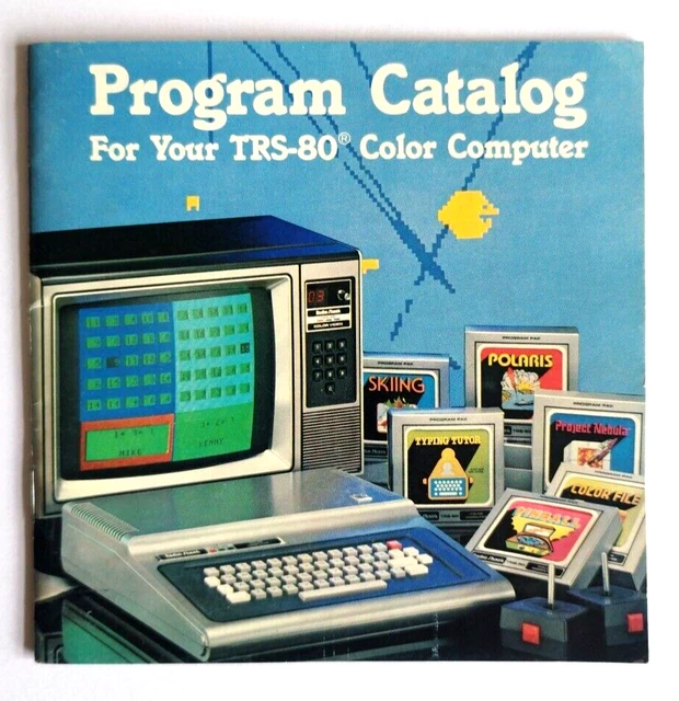 1982 TANDY CORP Radio Shack TRS80 Color Computer Program Catalog ...