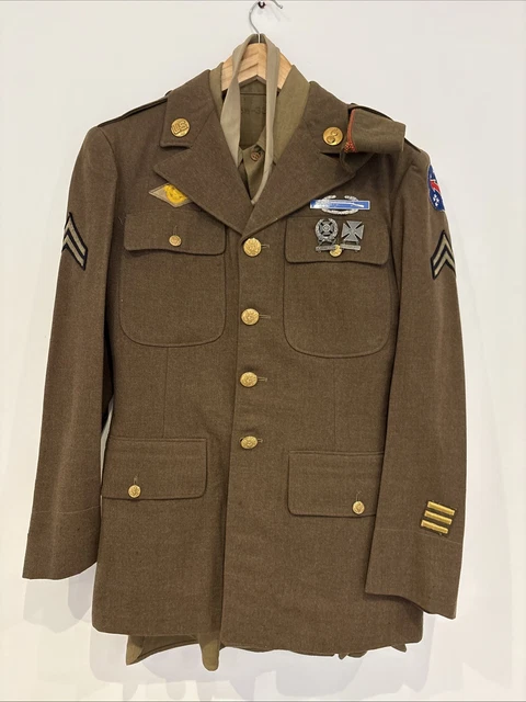 WW2 US ARMY Enlisted Man’s Uniform. Complete 37r £130.68 - PicClick UK