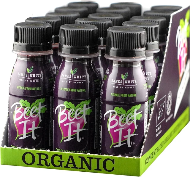 SOIL ASSOCIATION CERTIFIED Organic Beetroot Nitrate Shots – 15 Pack of ...