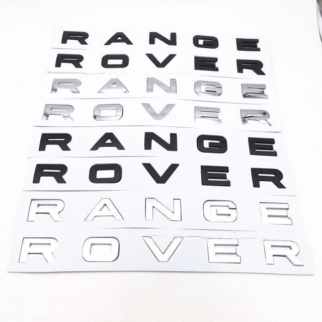 1PCS RANGE ROVER SUV LAND New Evoque Bonnet rear Tailgate Badge ...
