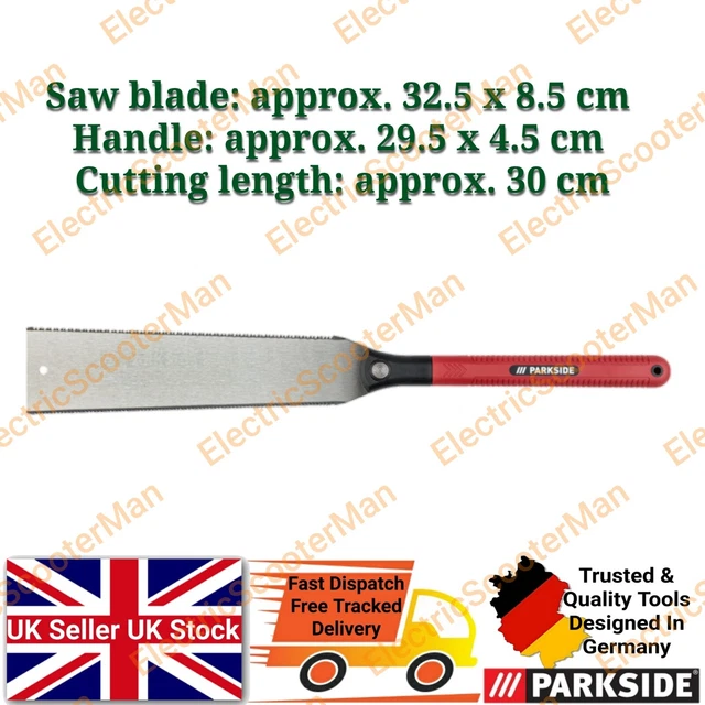 PARKSIDE 300MM JAPANESE Pull Saw Ryoba Style Double Edge Razor Top ...