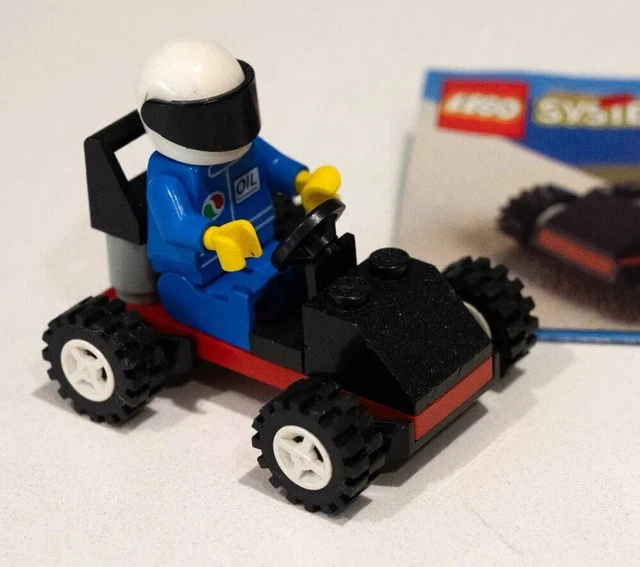 VINTAGE LEGO 90S System Go-Cart & Minifig - RACER - 1760 - 100% ...