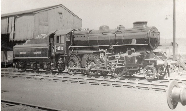 EX LMS CLASS 4MT 2-6-0 No 43035 UNKNOWN LOCATION R/PHOTO £1.50 ...