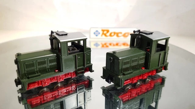 ROCO FELDBAHN DIESELLOK 33205 H0e Schmalspur 2 Stück Feldbahnlok ...